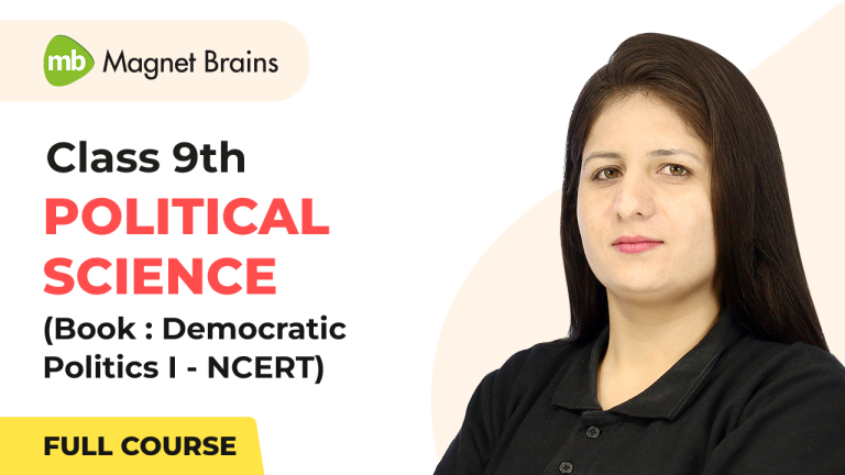 Class 9th Political Science Democratic Politics I Book (NCERT) – Full Video Course - Magnet ...